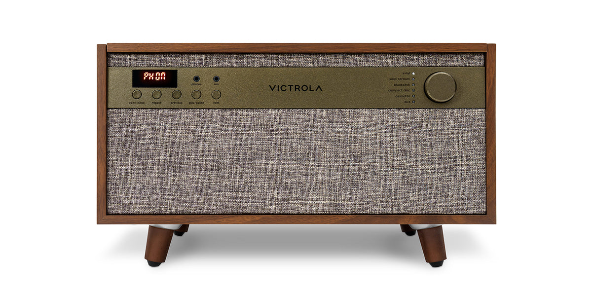 Century 6-in-1 Wood Record Player – Victrola